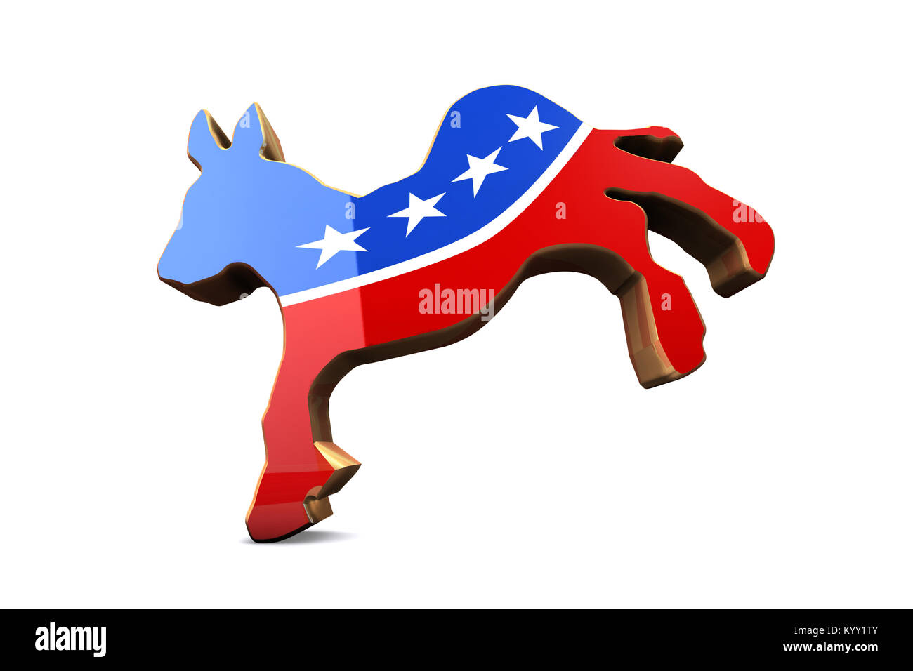 Democrat Party Symbol Stock Photo - Alamy