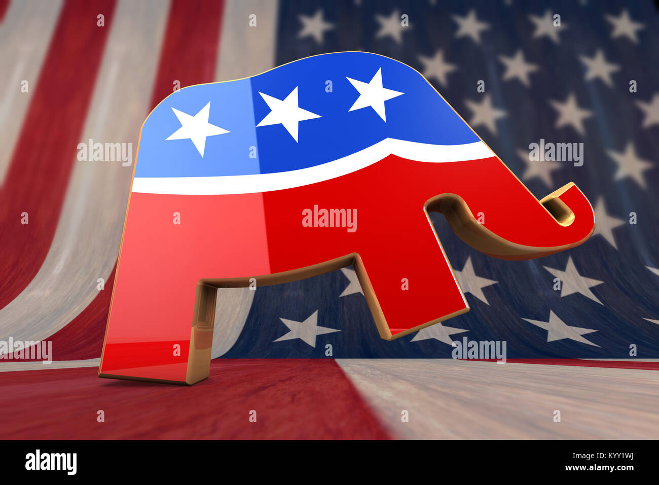 Republican Party Symbol Stock Photo - Alamy