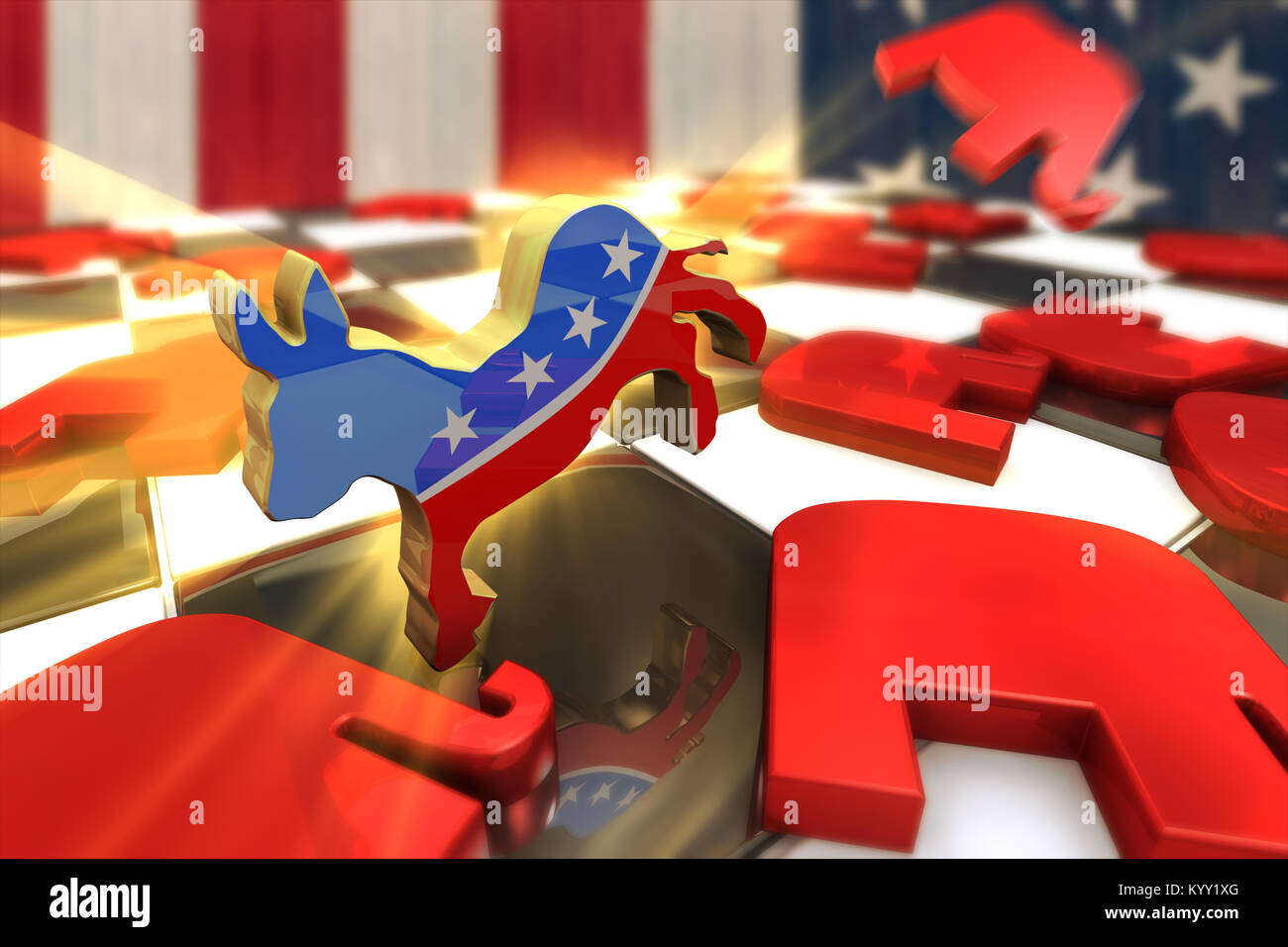 Usa political parties symbols hi-res stock photography and images - Alamy