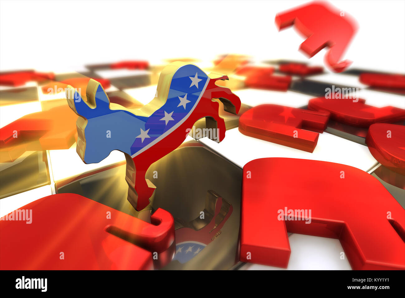 Usa political parties symbols hi-res stock photography and images - Alamy