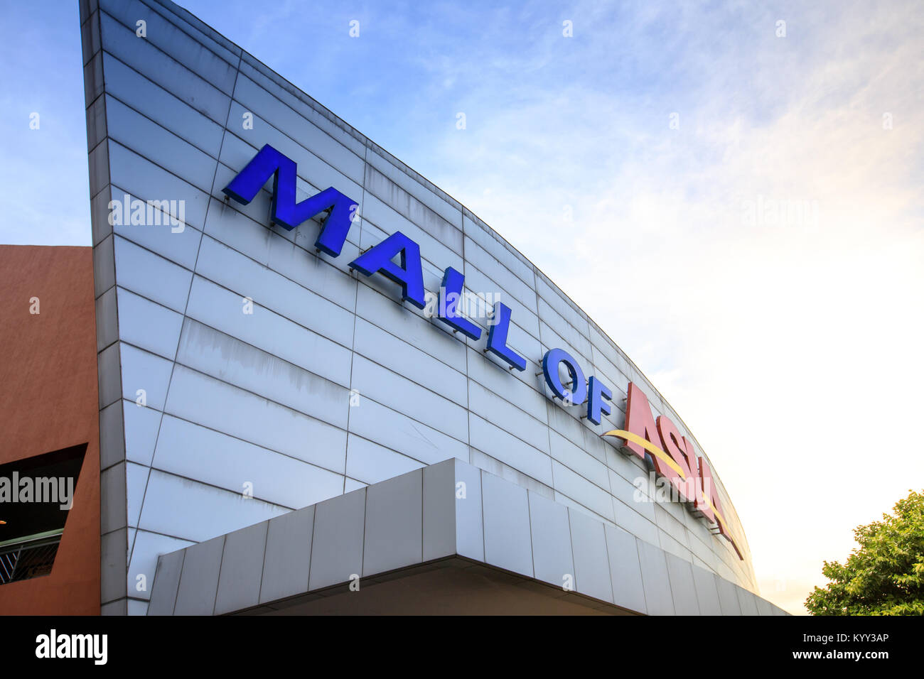 SM Mall of Asia (MOA) is a 2nd largest mall in the Philippines on Jul 7, 2017 in Manila ...