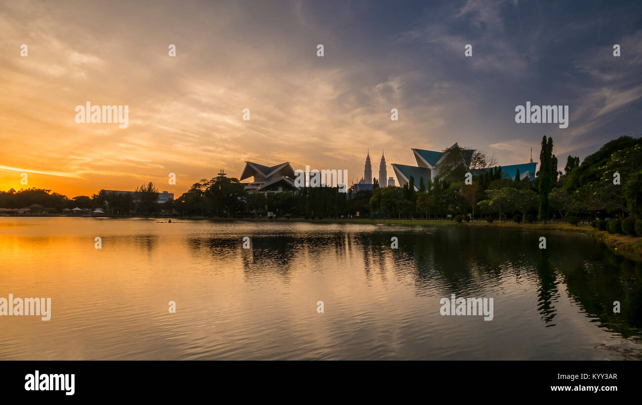 Titiwangsa Recreational Park during Sunrise Stock Photo - Alamy