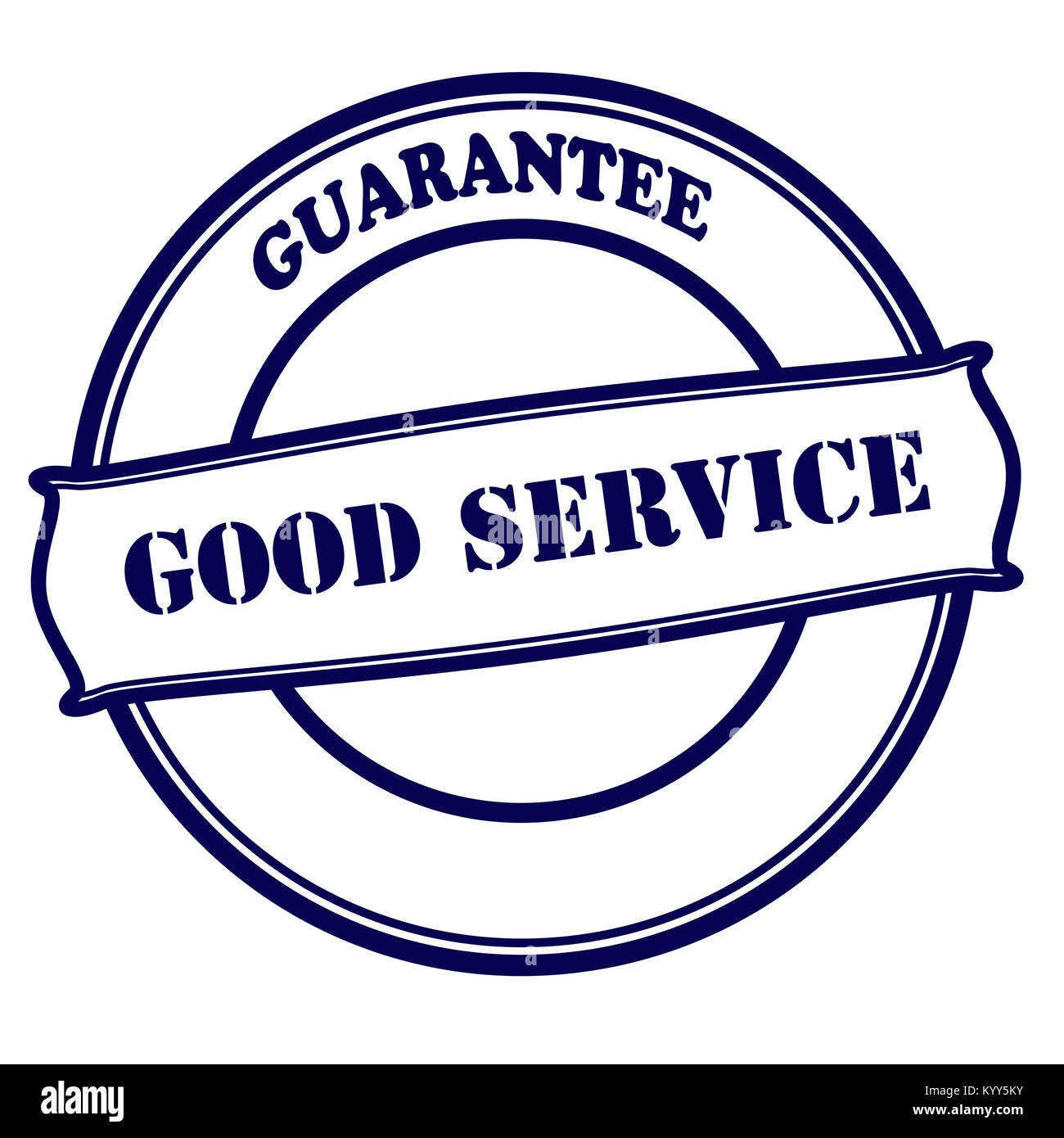 Stamp with text good service inside, vector illustration Stock Photo ...