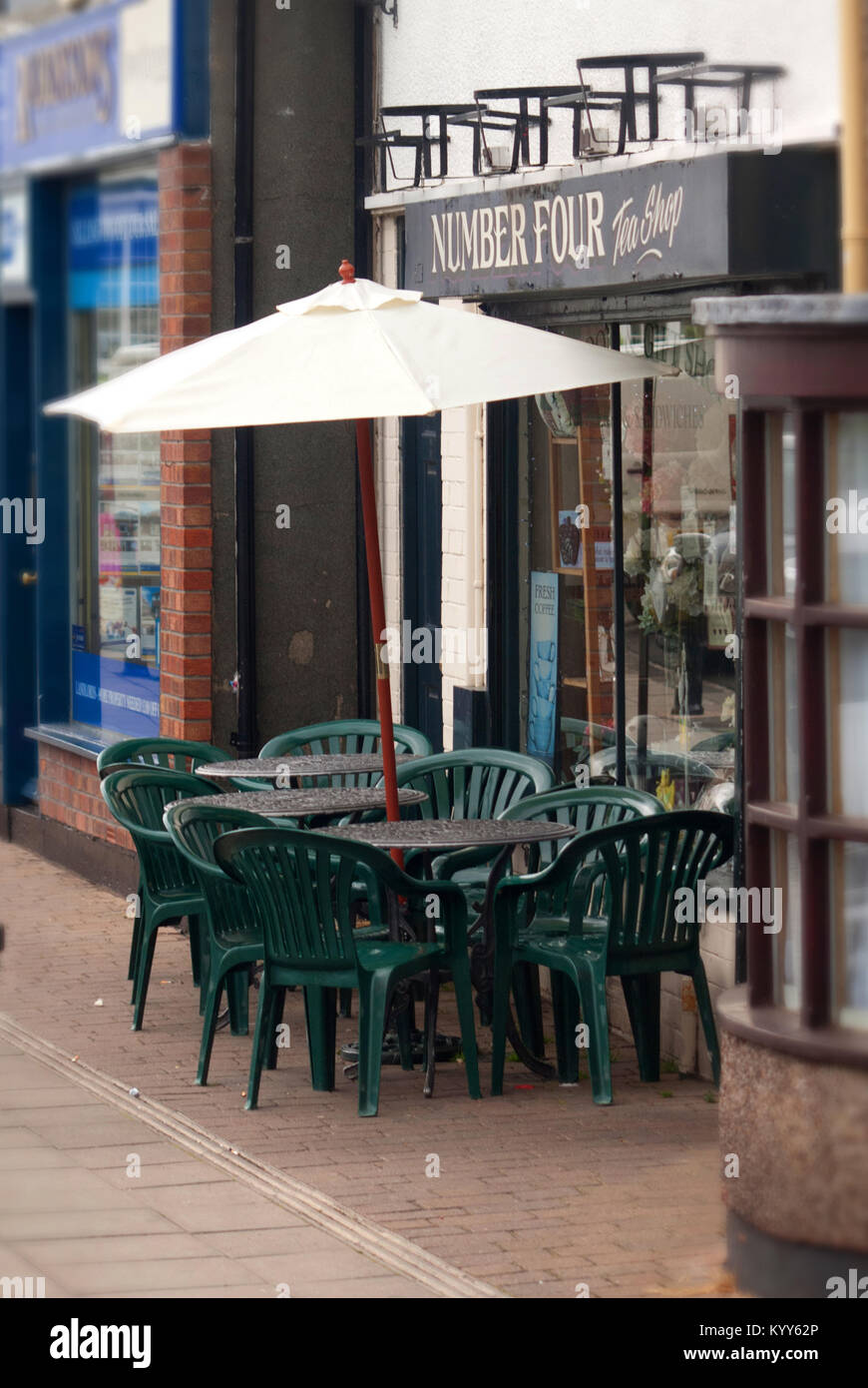 Tea shop, Sedgefield, County Durham Stock Photo - Alamy
