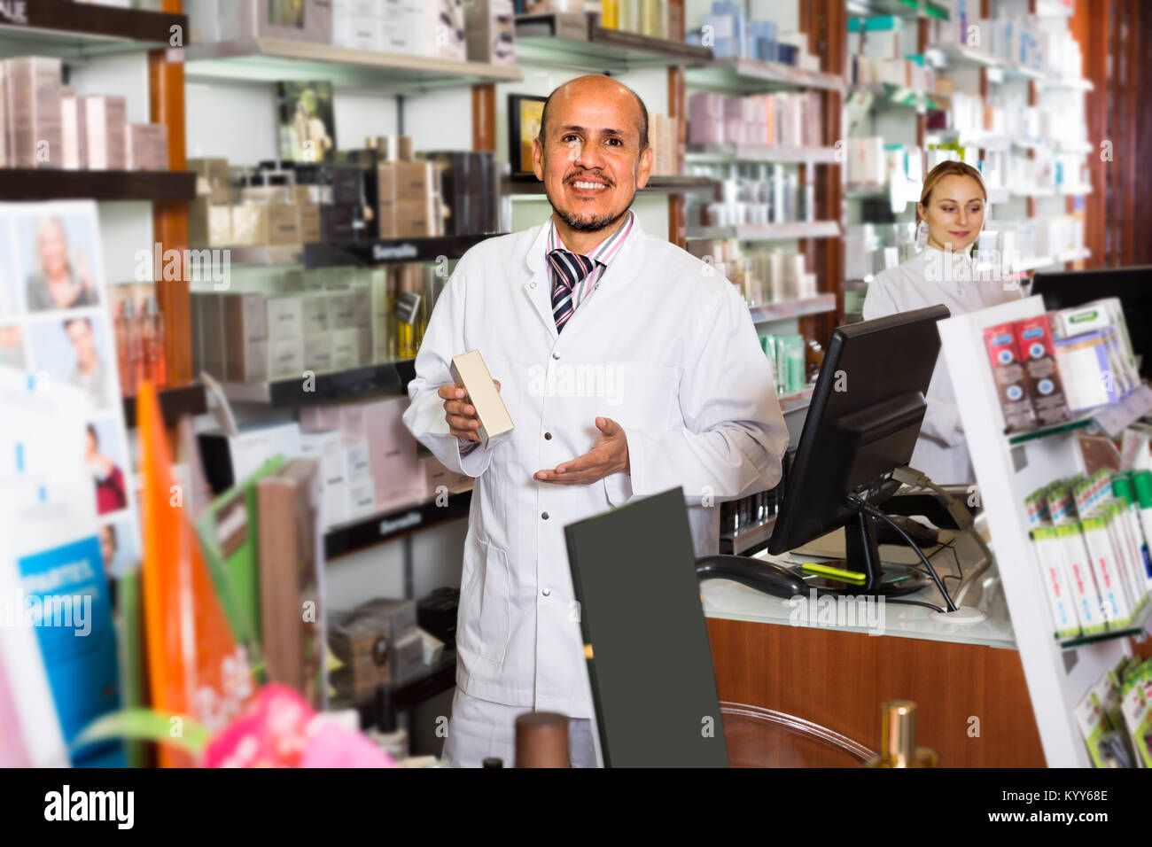 Pharmacists desk hi-res stock photography and images - Alamy