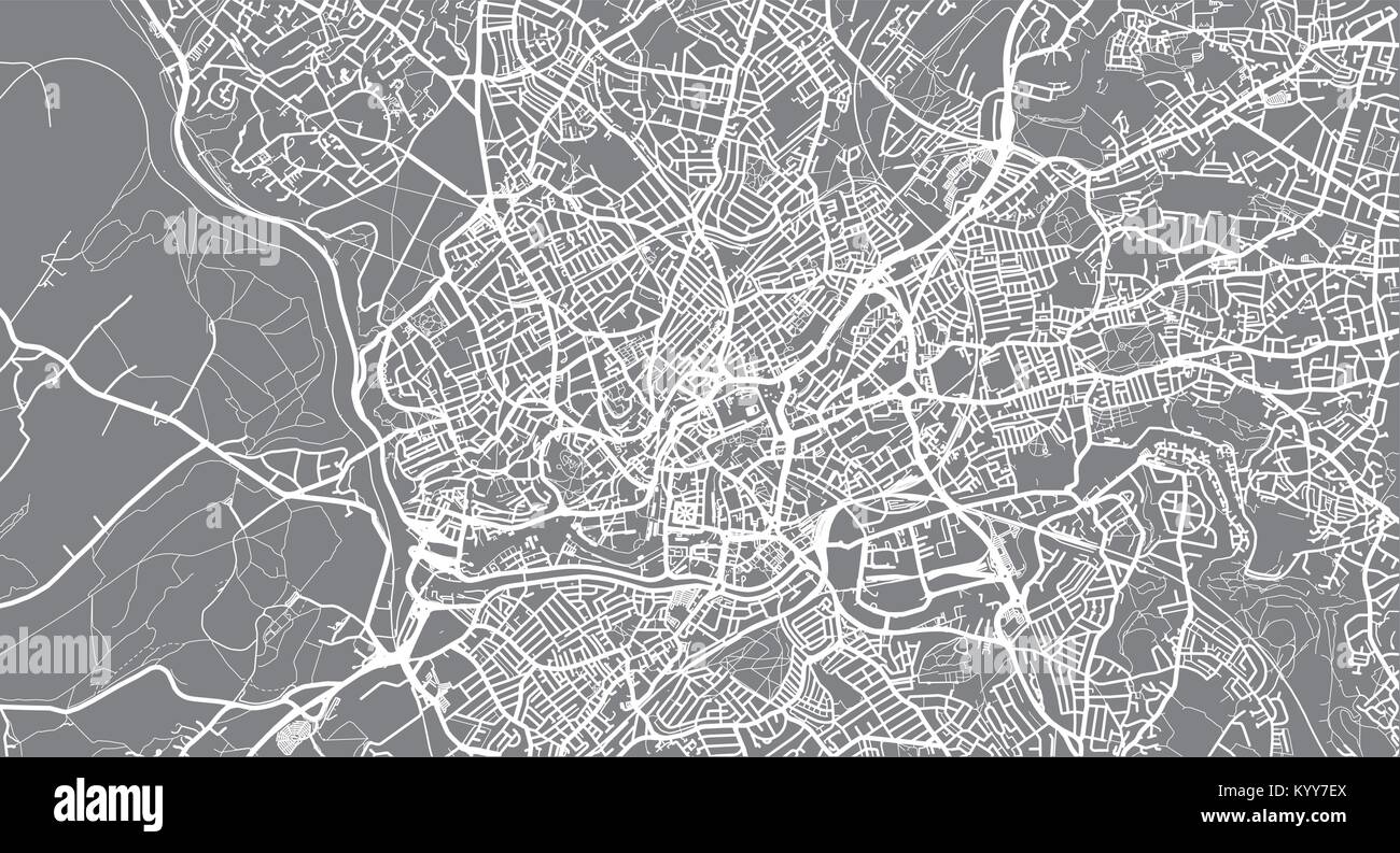 Urban vector city map of Bristol, England Stock Vector Image & Art - Alamy