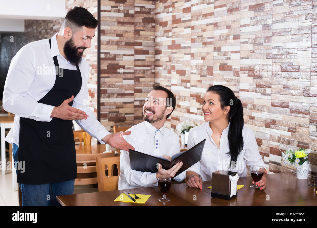 Waiters Taking Orders
