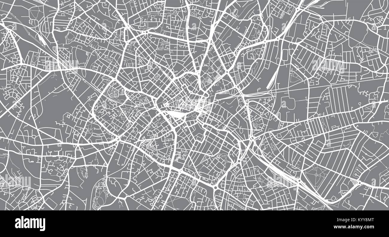 Birmingham map uk Stock Vector Images - Alamy
