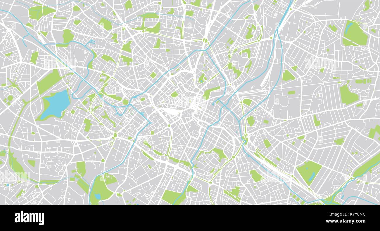 Aerial birmingham uk Stock Vector Images - Alamy