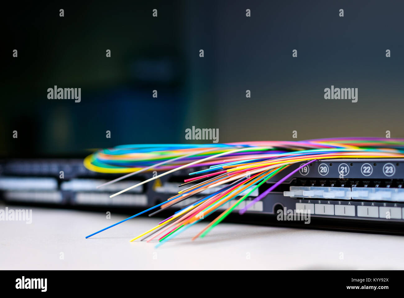 Fiber optic cable circuit hi-res stock photography and images - Alamy