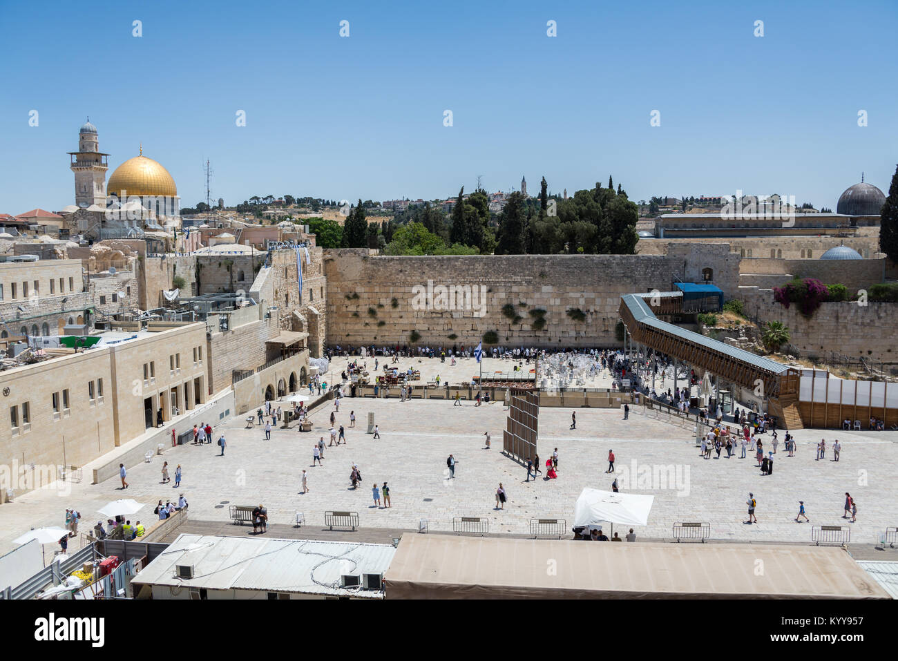 At the Ramparts Walk in Jerusalem, Israel Stock Photo - Alamy