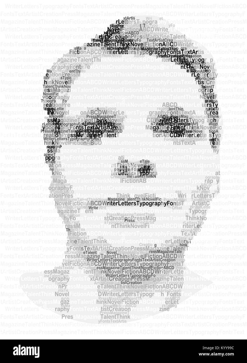 Head human words hi-res stock photography and images - Alamy