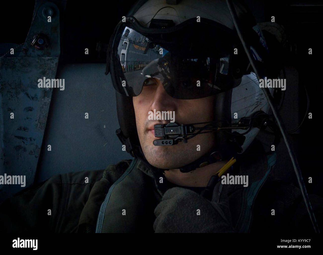 CORAL SEA (July 10, 2017) Naval Aircrewman (Helicopter) 2nd Class Brice ...