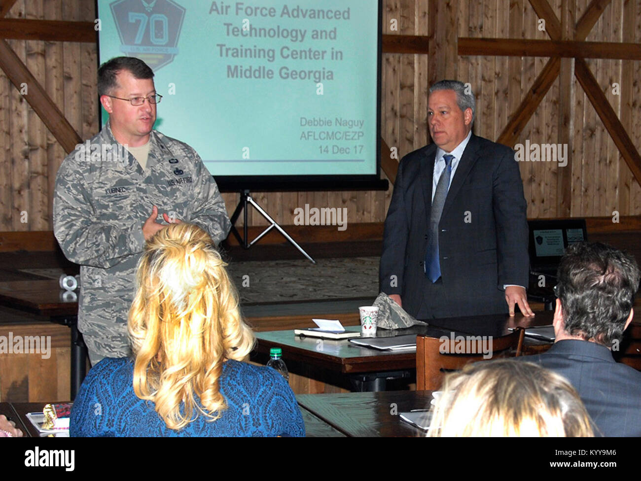 Brig. Gen. John Kubinec, Warner Robins Air Logistics Complex commander ...