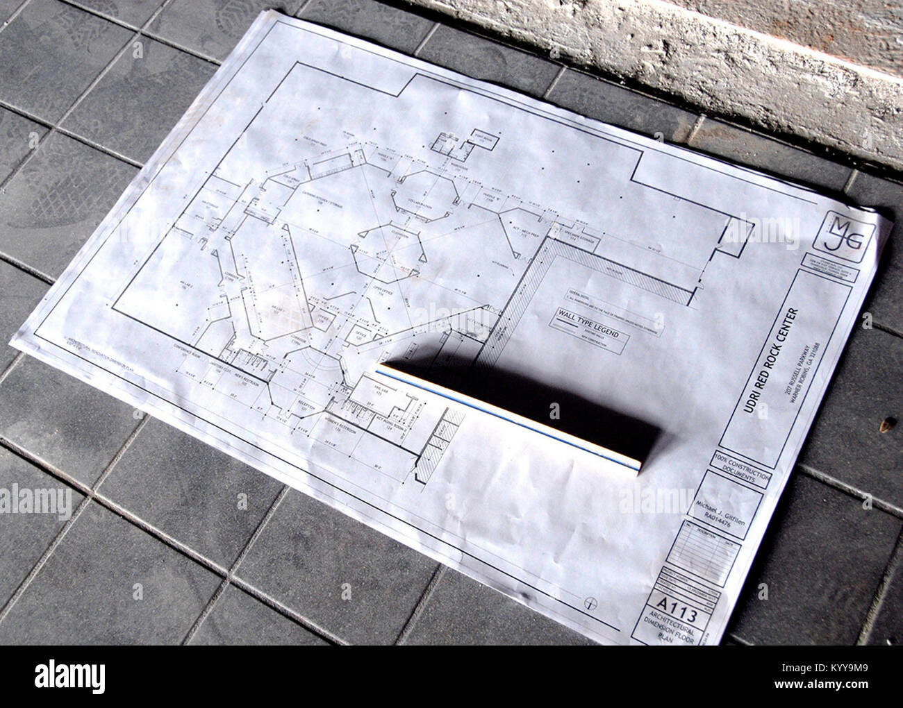 This blueprint shows the layout of the future Air Force Advanced ...