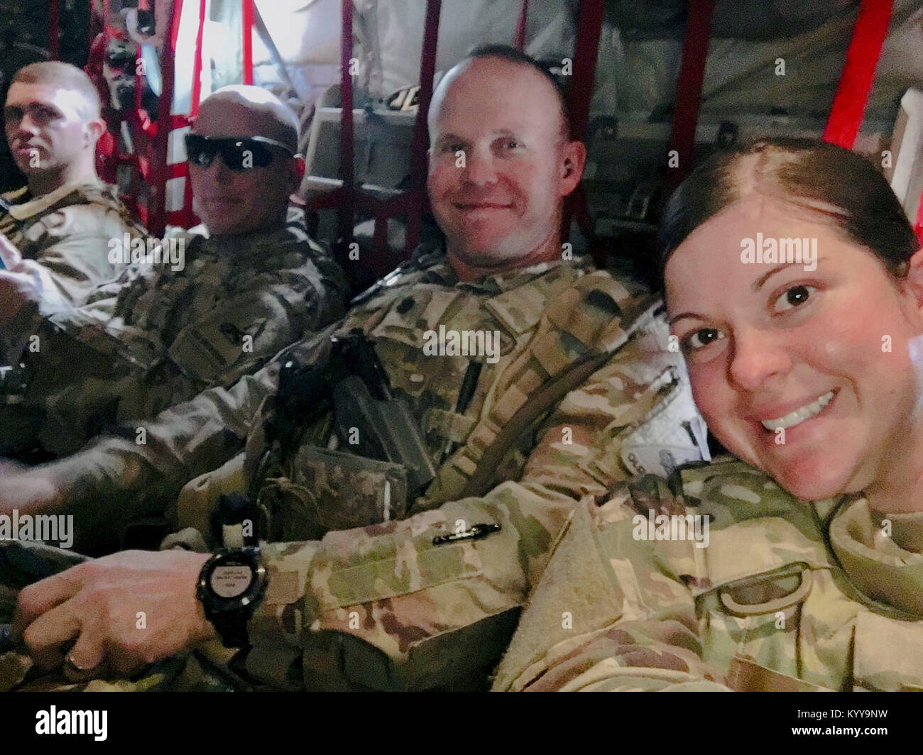 From left to right Spc. Josh Shewell, human resource specialist ...