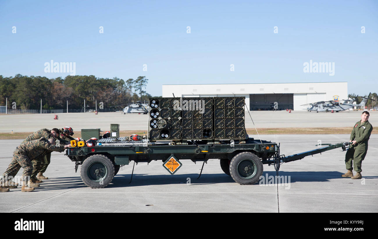 U.S. Marines assigned to Marine Light Attack Helicopter Squadron (HMLA ...