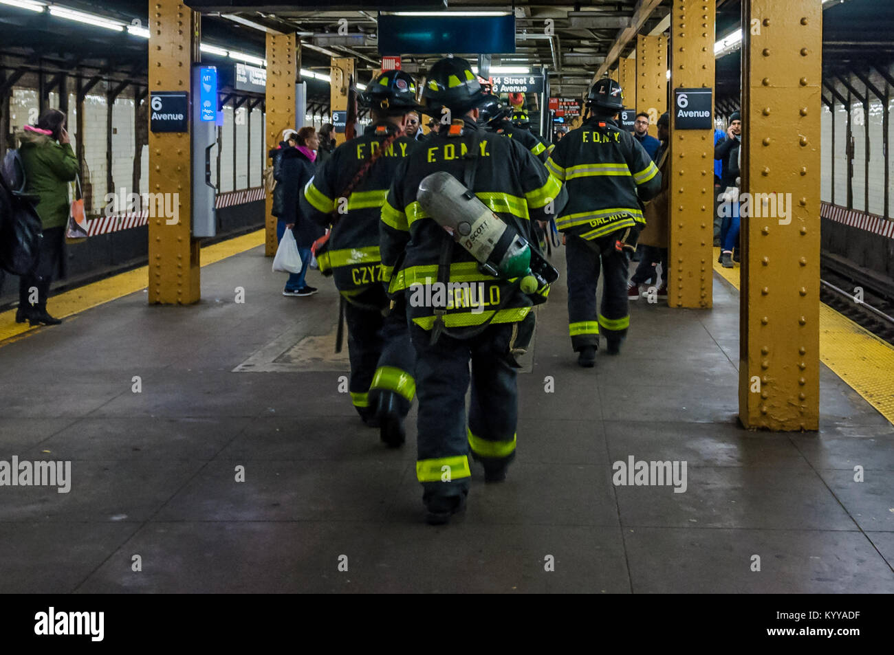 New York, United States. 16th Jan, 2018. A man was fatally struck in ...