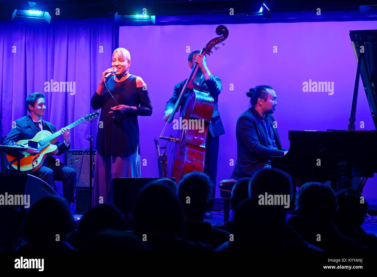 Rene Marie and her band performs at Subculture during 2018 New York ...