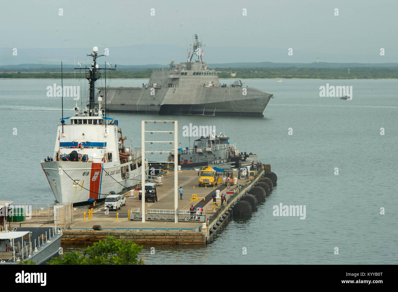 GUANTANAMO BAY, Cuba (Jan. 3, 2018) The future USS Omaha (LCS 12), the ...