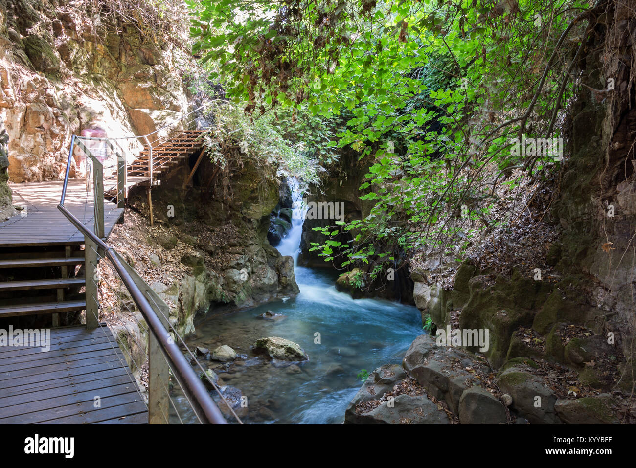 Visiting Banias Nature Reserve in Northern Israel Stock Photo - Alamy