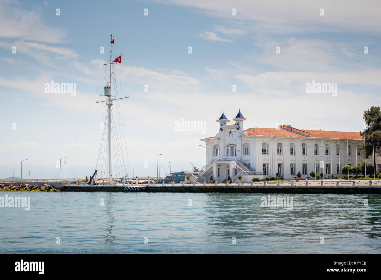 View of Heybeliada island.The island is one of four islands named ...