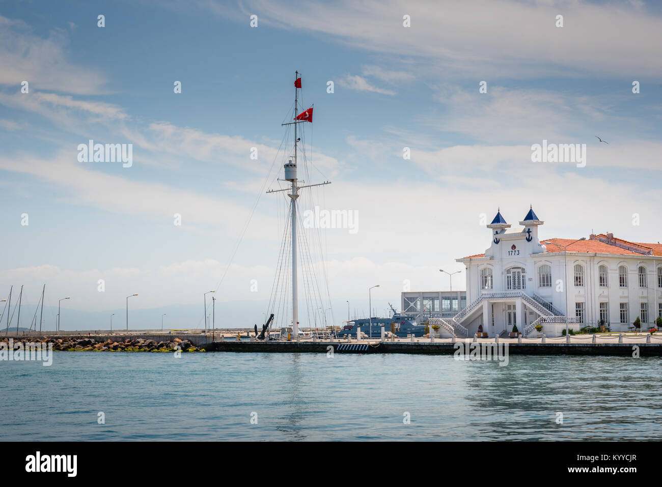 View of Heybeliada island.The island is one of four islands named ...