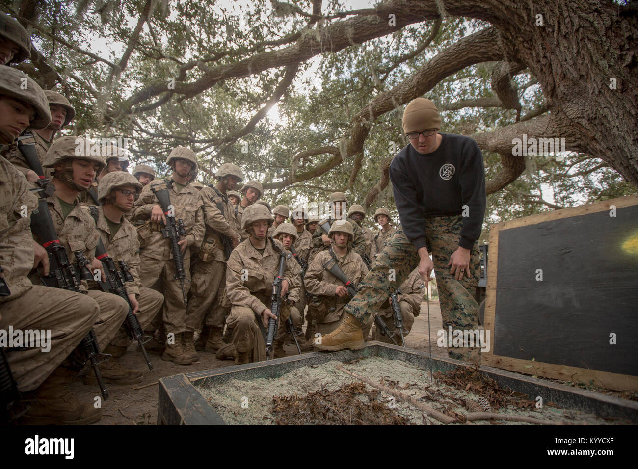 United States Marine Corps Sgt. Jeremy A. Bolin of Weapons and Field ...