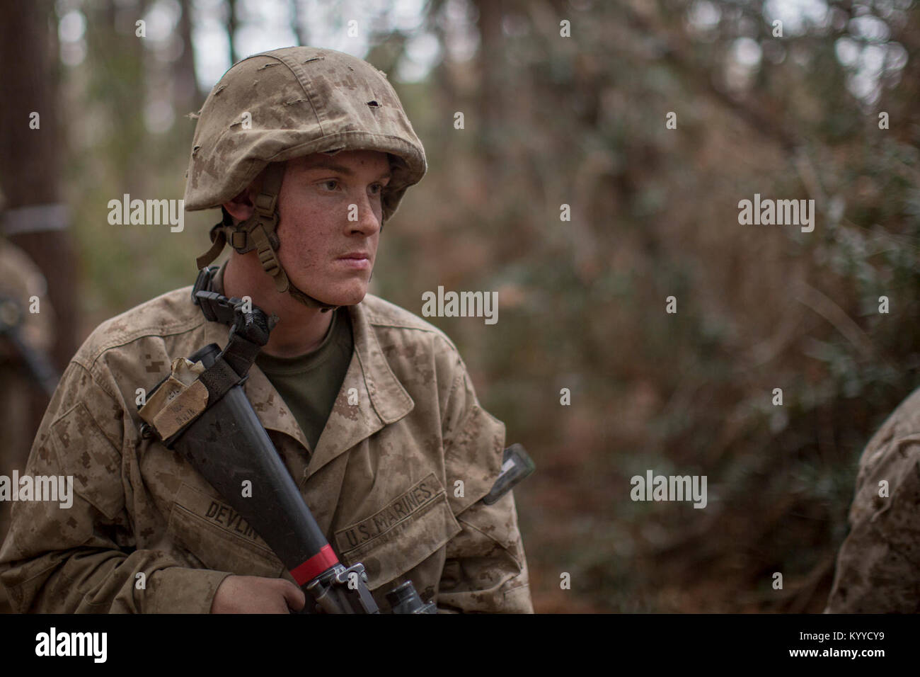 United States Marine Corps Rct. Timothy J. Devlin of Platoon 1004 ...