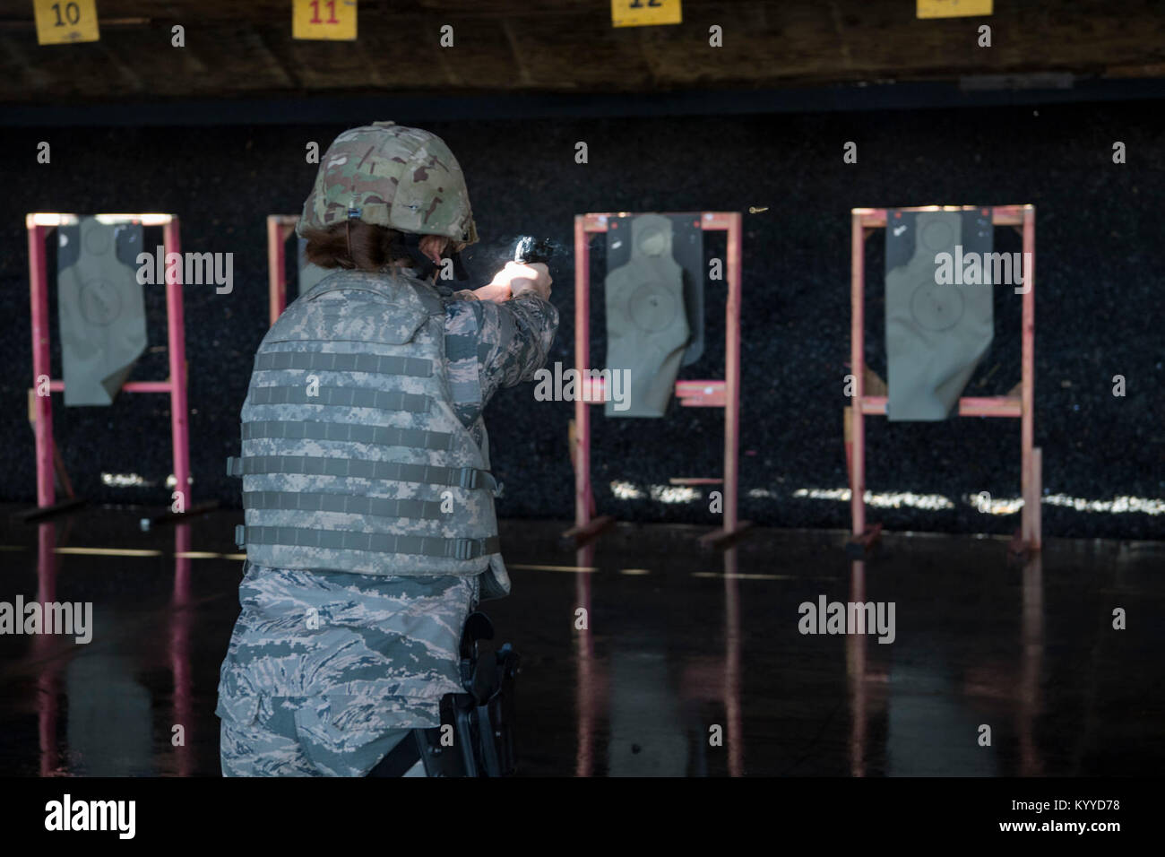 U.S. Air Force Airman 1st Class Kameron Freeman, a member of the 130th ...