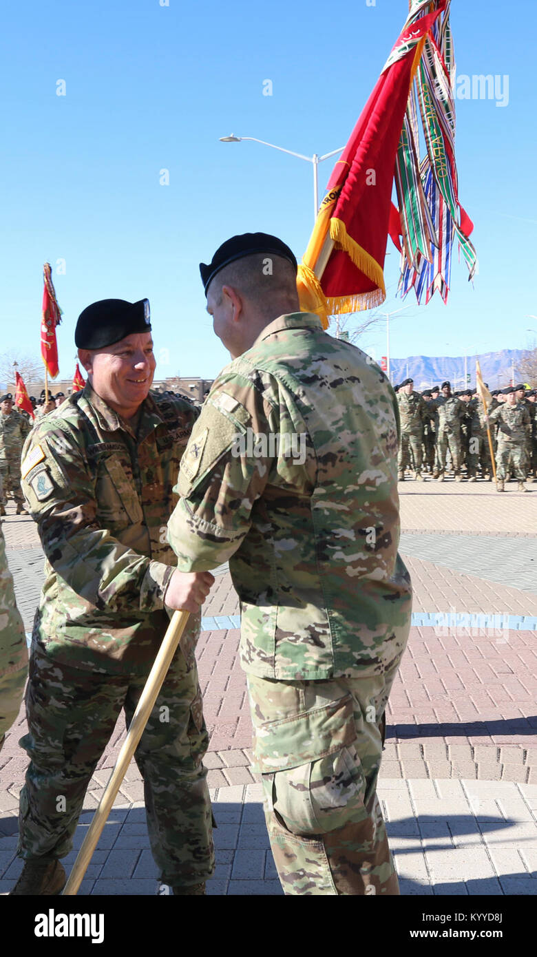 Command Sgt. Maj. Michael Williamson, outgoing senior enlisted adviser ...
