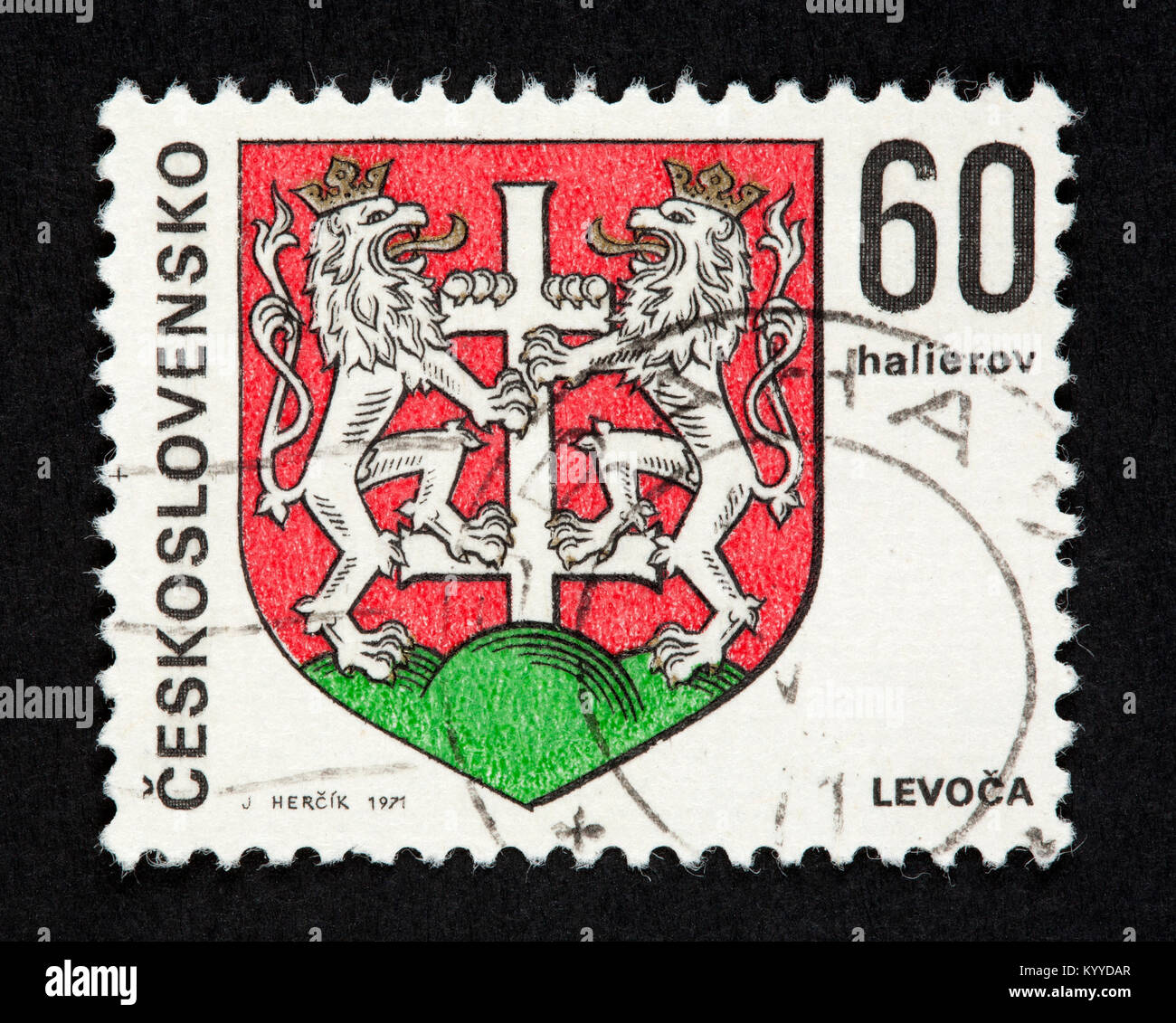 Czechoslovakian postage stamp Stock Photo - Alamy