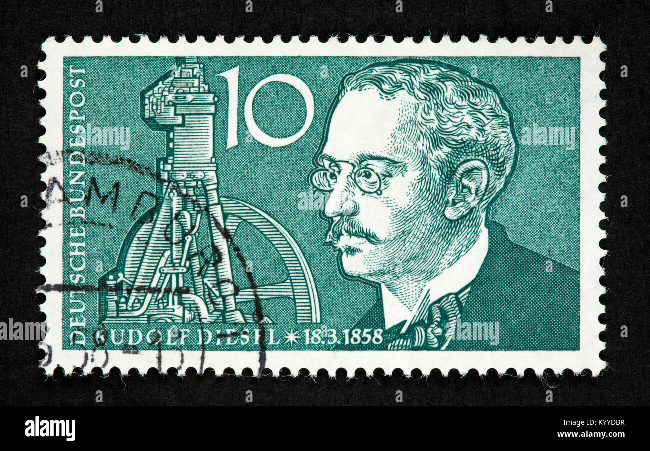 Deutsche bundespost stamp hi-res stock photography and images - Alamy