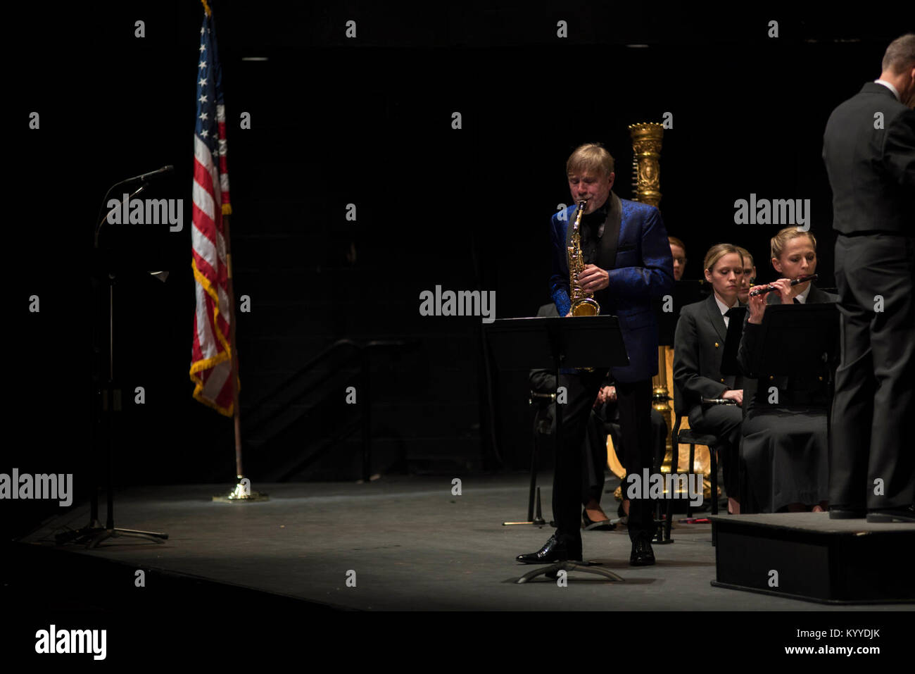 FAIRFAX, Va. (December 12, 2018) Guest Aartist Claude Delangle performs ...