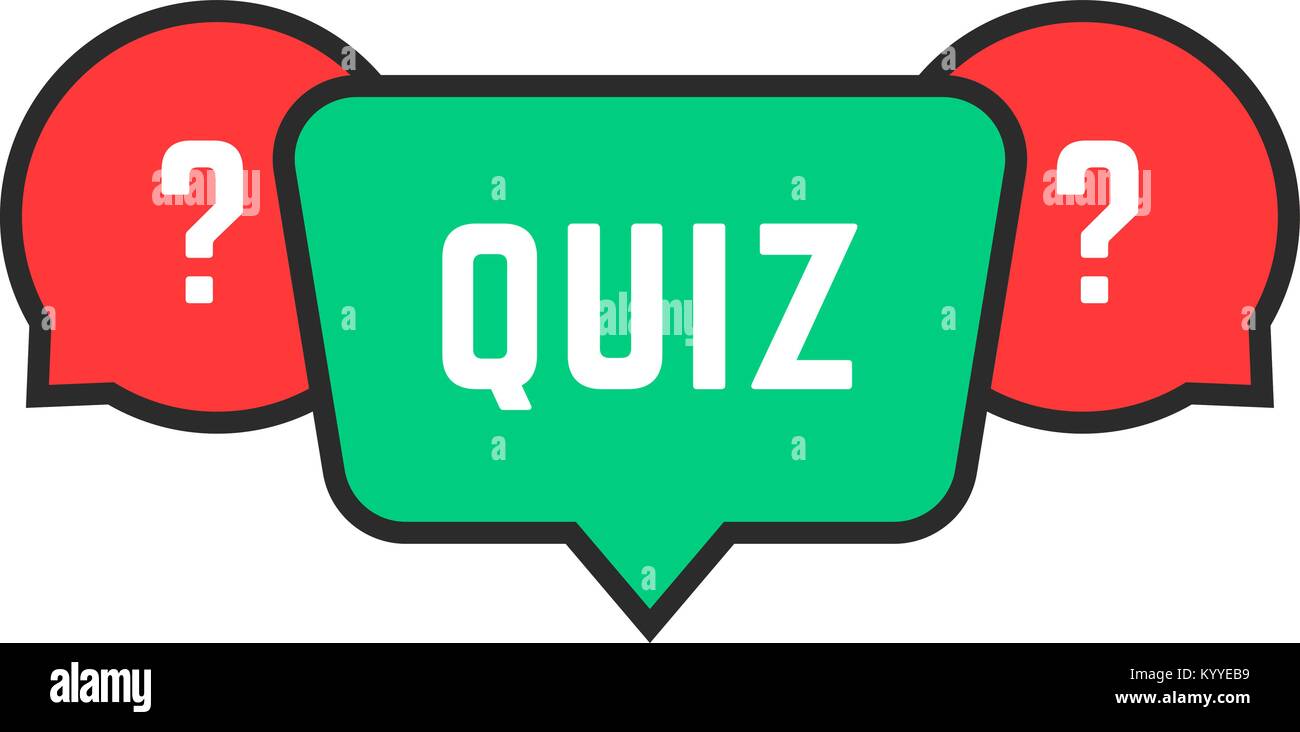 colored simple quiz icon Stock Vector Image & Art - Alamy