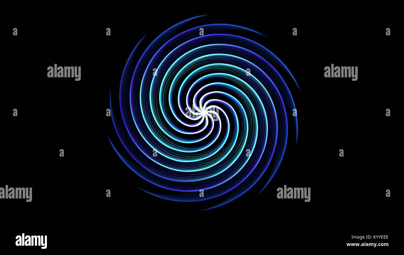 Abstract ring background with luminous swirling backdrop. Glowing ...