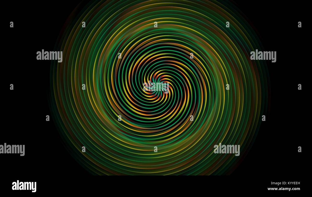 Abstract green lines on black background. Sparkle green light, green ...