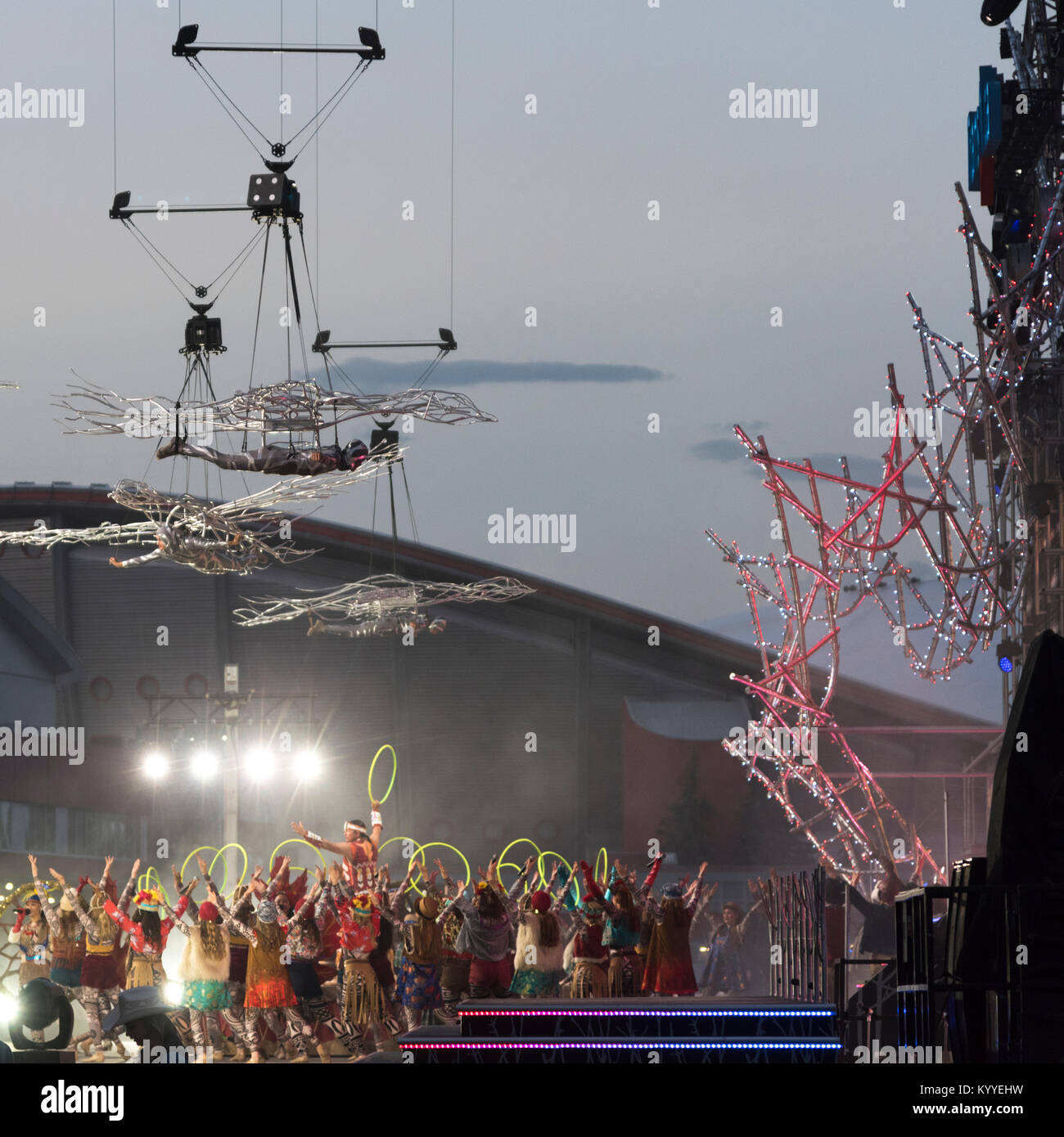 Indigenous artists performing at Calgary Stampede, Calgary, Alberta ...
