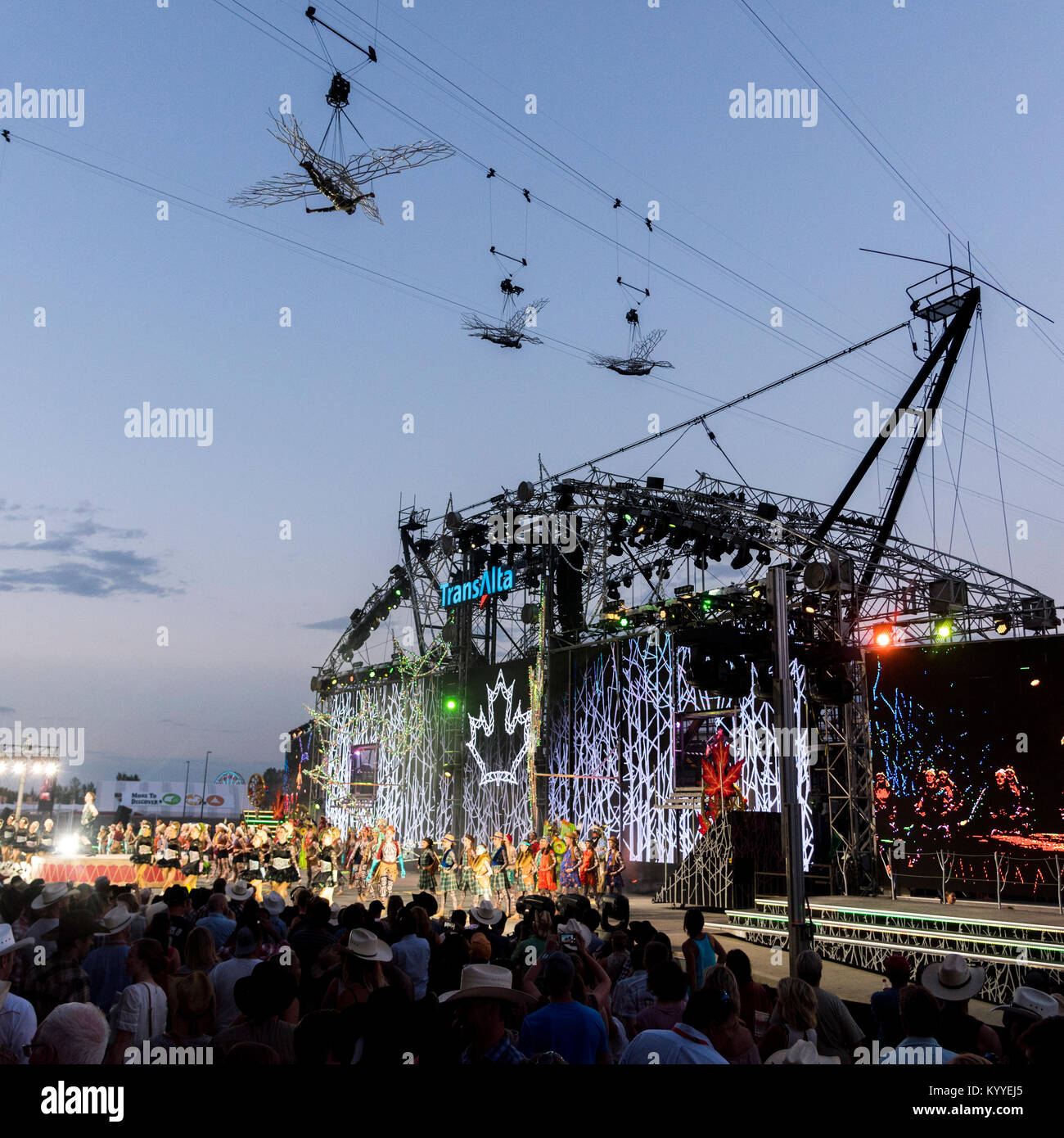 Indigenous artists performing at Calgary Stampede, Calgary, Alberta ...