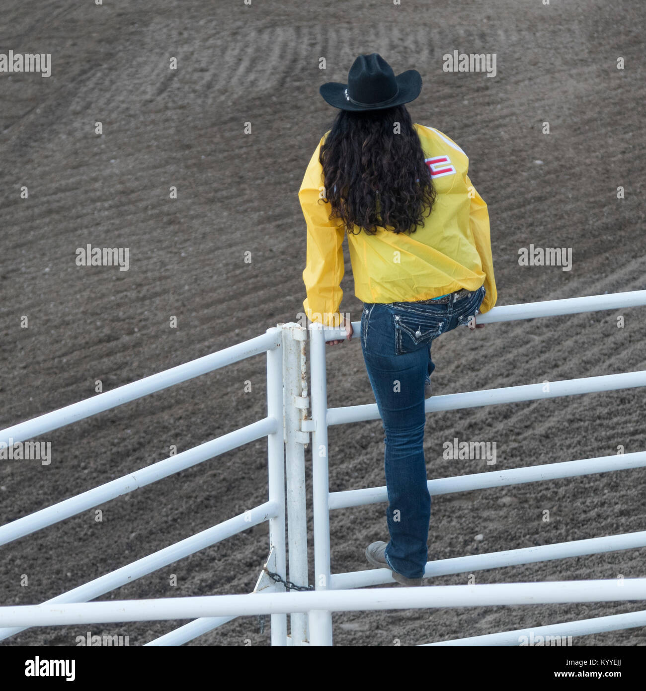 Climbing on railing hi-res stock photography and images - Alamy