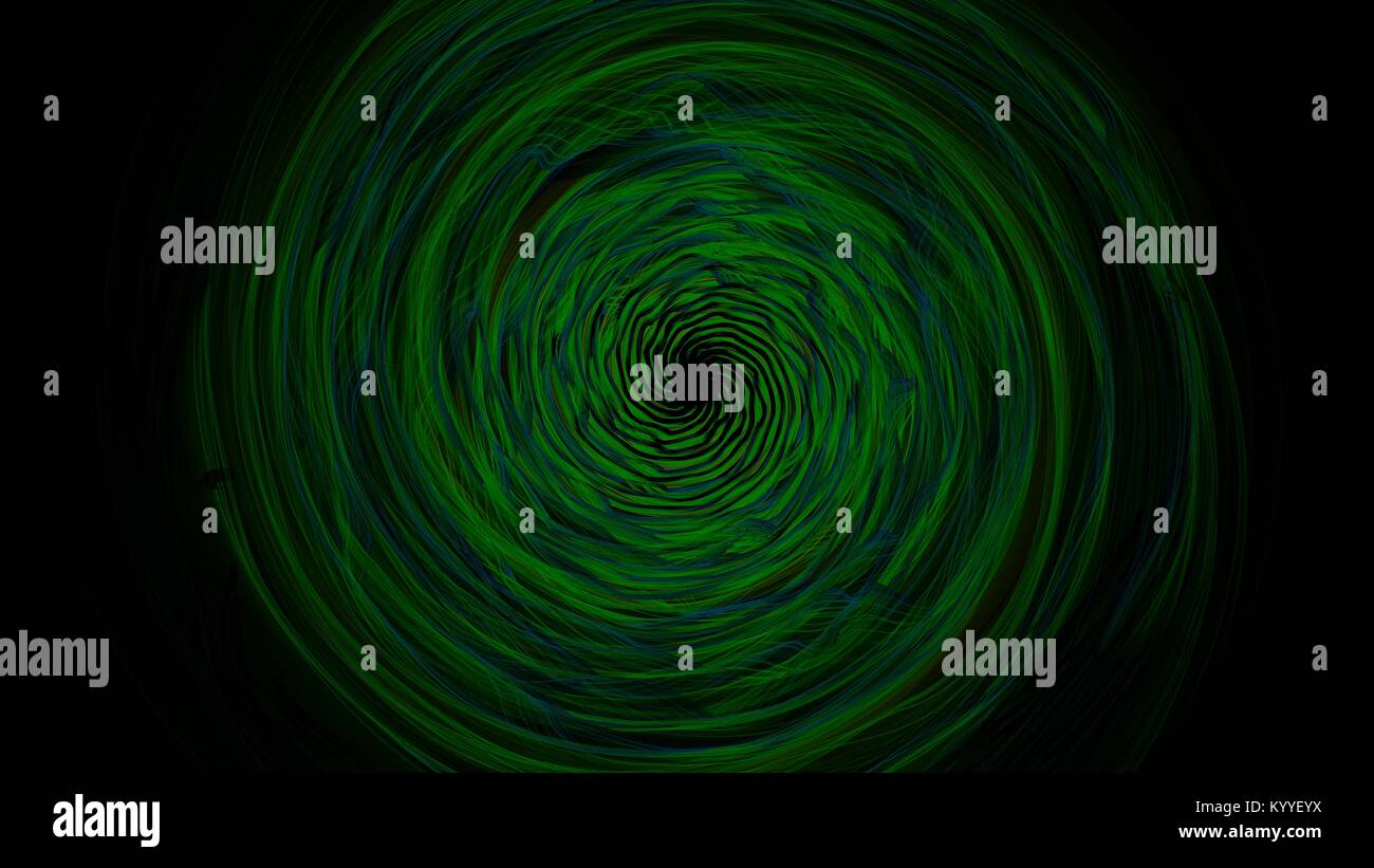 Abstract green lines on black background. Sparkle green light, green ...