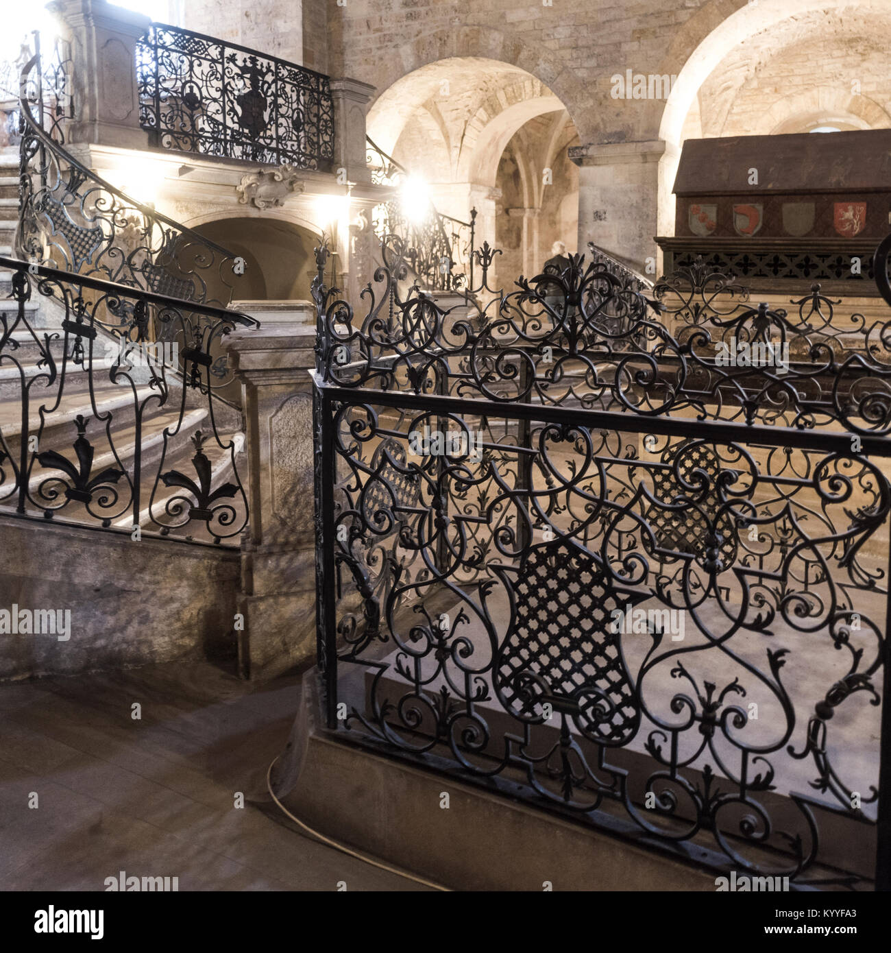 Interiors of St. George's Basilica, Prague Castle, Prague, Czech ...