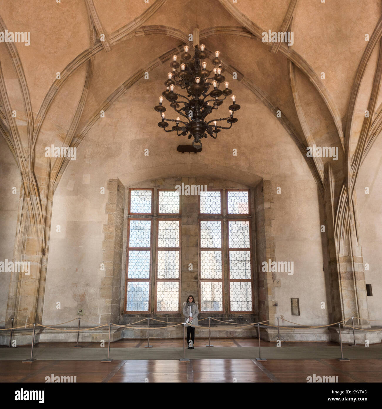 Vladislav hall at the prague castle hi-res stock photography and images ...