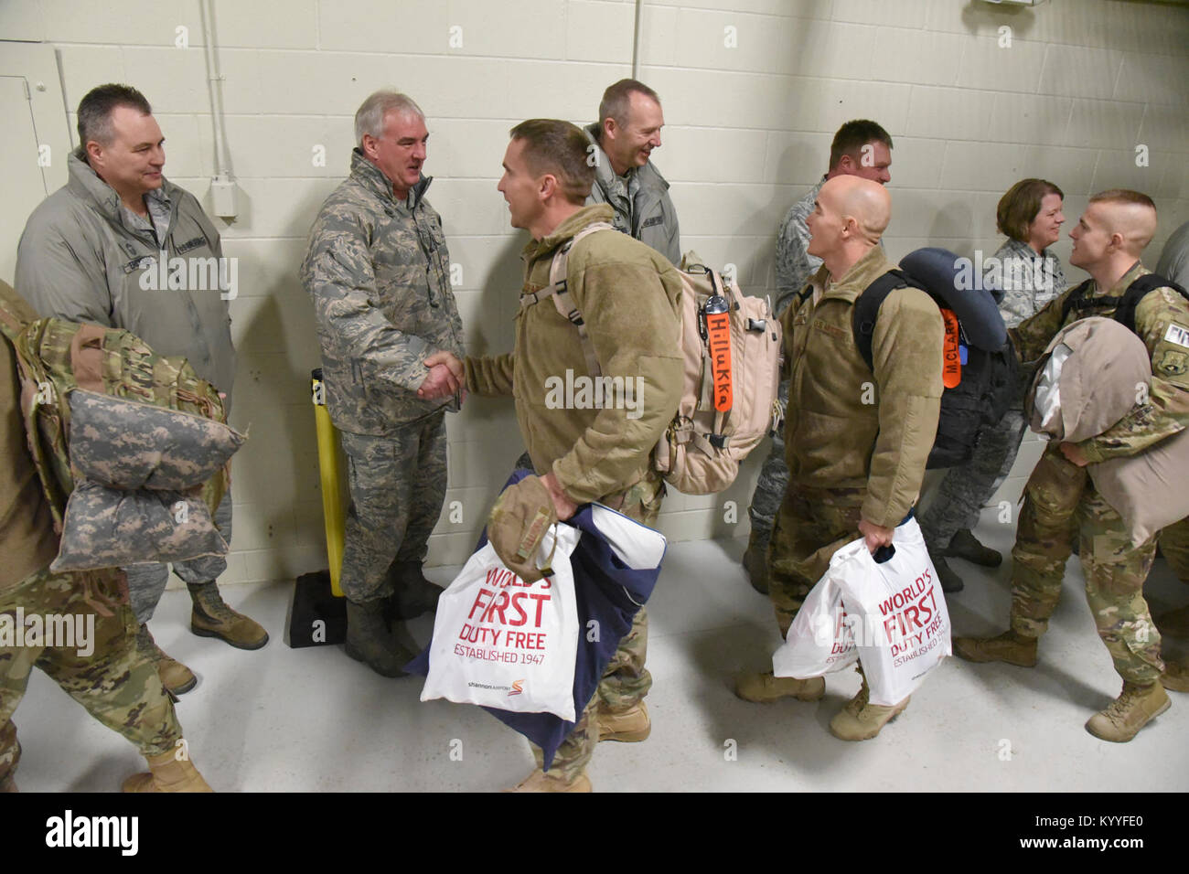 U.S. Air Force leaders of the 119th Wing, including Col. Brad Derrig ...