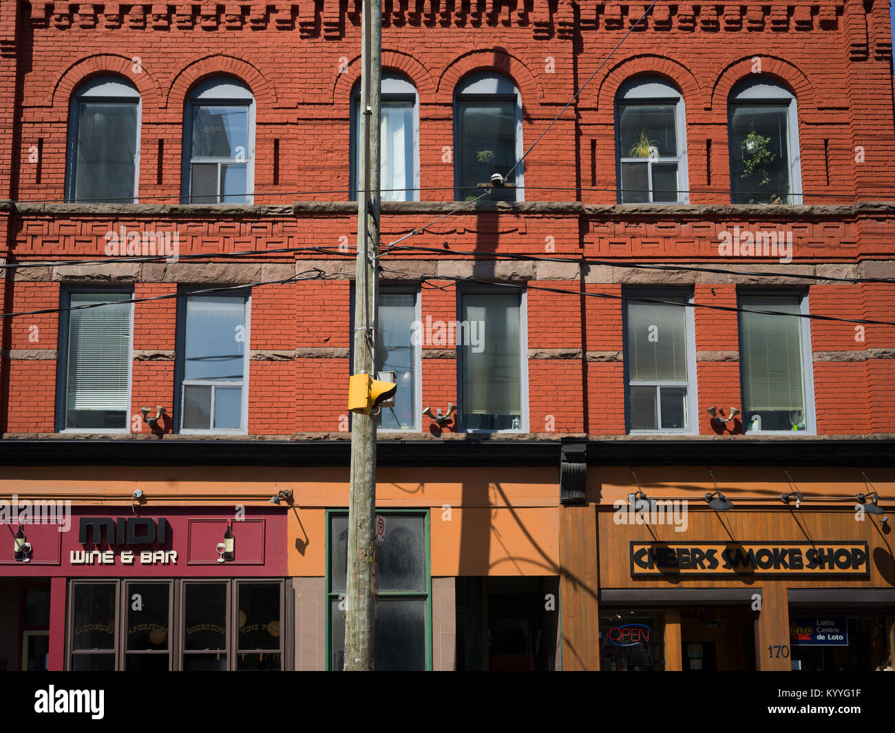 Storefronts in Toronto, Ontario, Canada Stock Photo - Alamy
