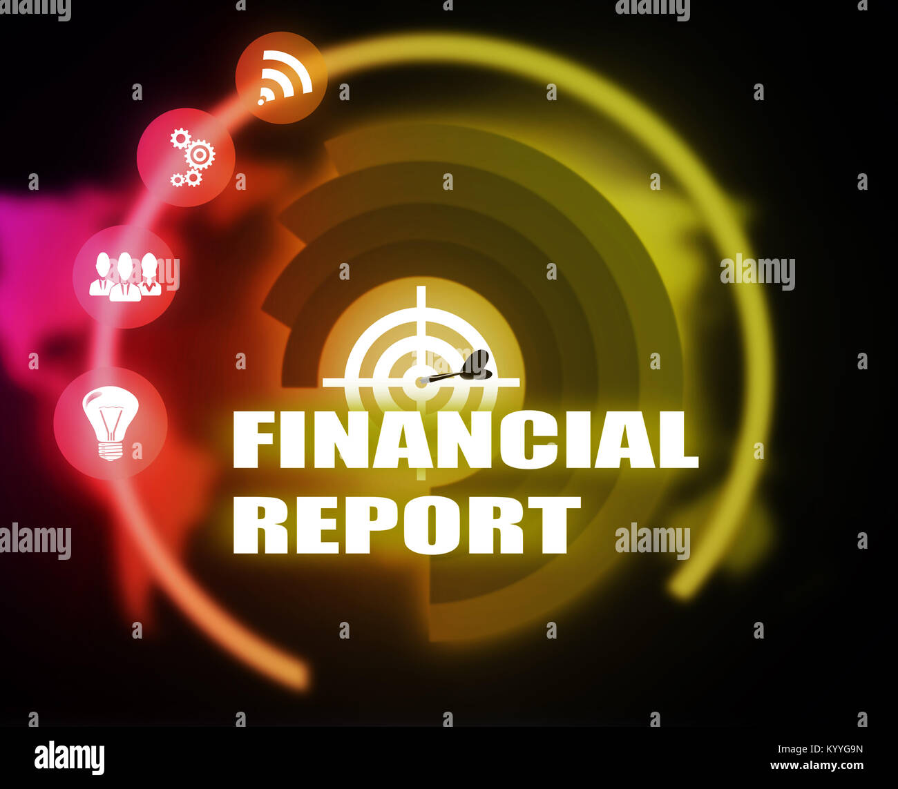 Financial report concept business idea background plan graphic Stock ...