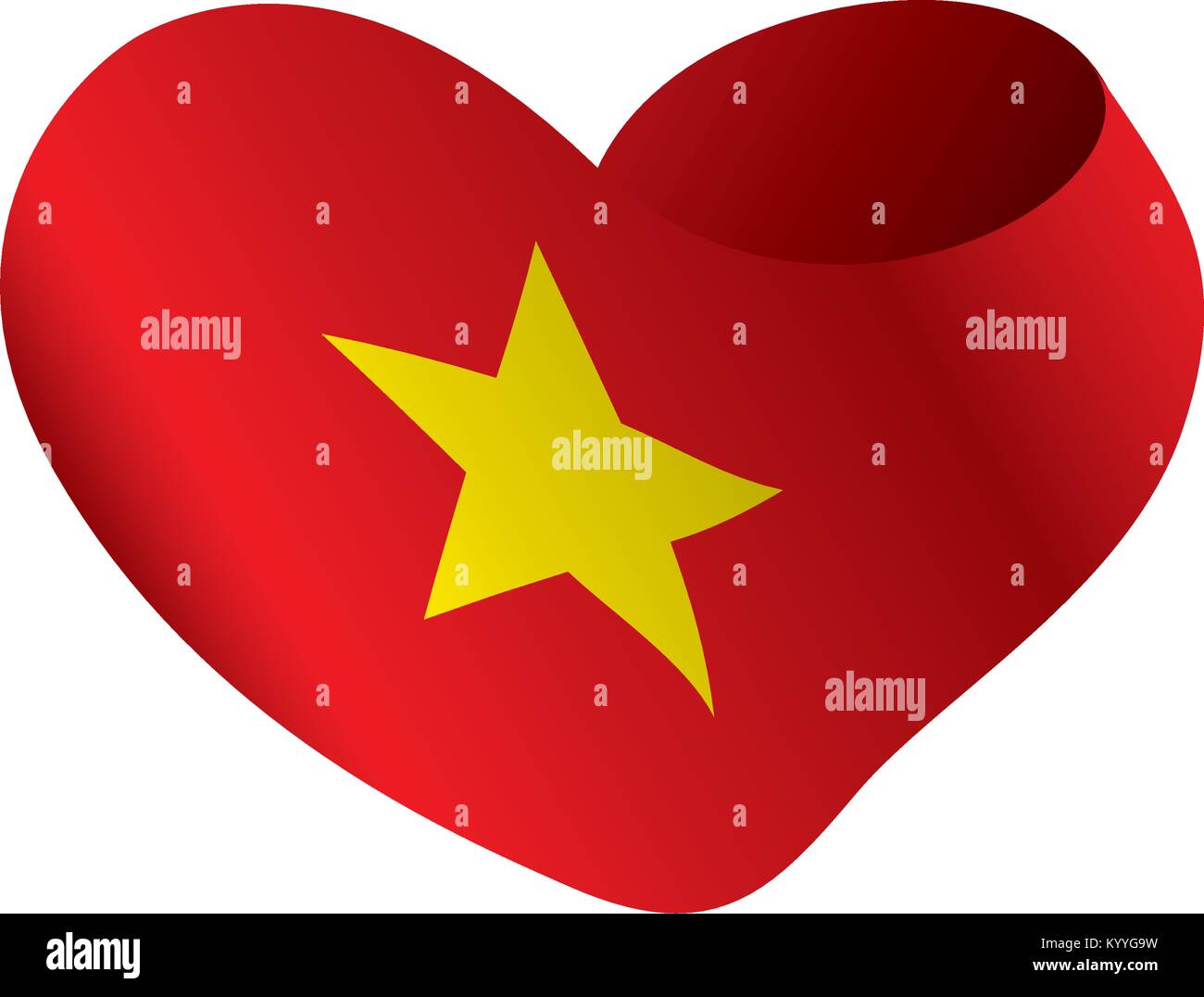Vietnamese heart Stock Vector Images - Alamy