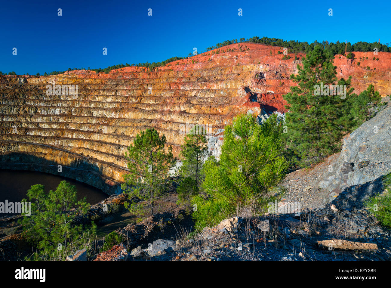 "Minas de Rio Tinto", Río Tinto - Red River, Sierra Morena, Gulf of ...