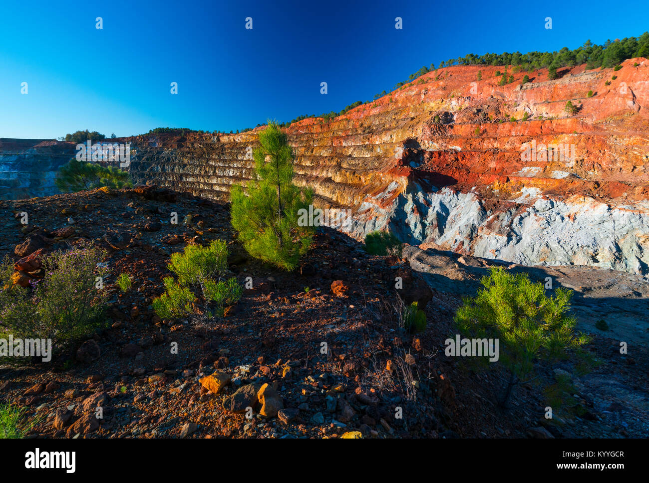 "Minas de Rio Tinto", Río Tinto - Red River, Sierra Morena, Gulf of ...