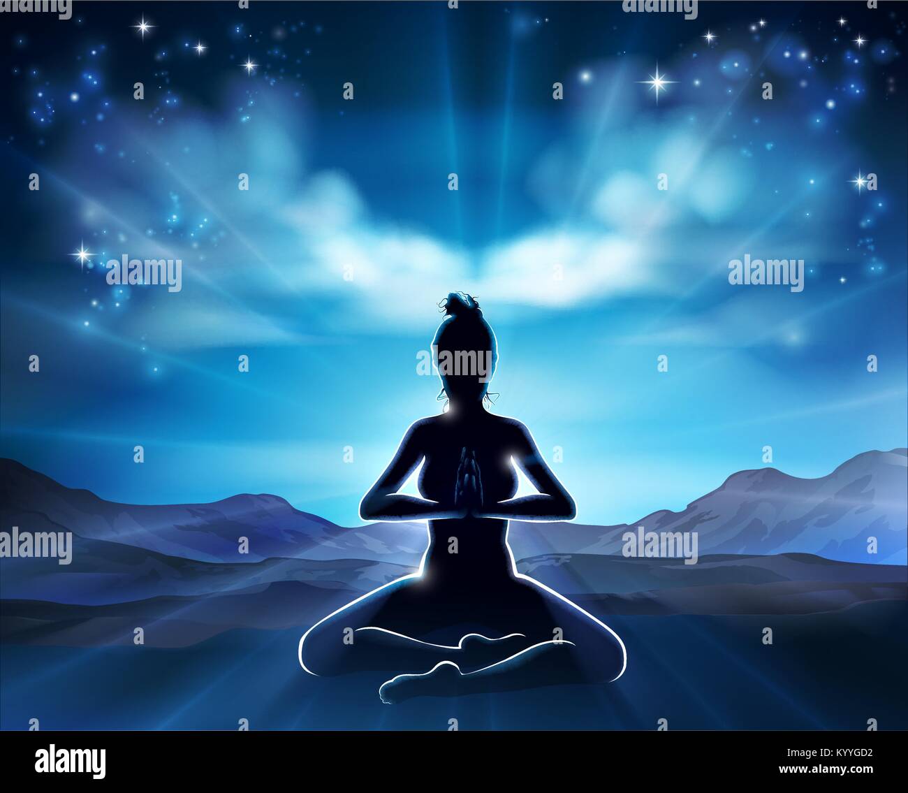 Pilates yoga workout Stock Vector Images - Alamy